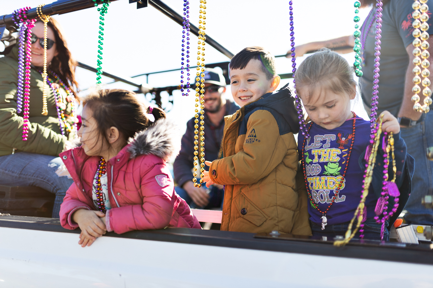 Coastal Roofing Rides in the Krewe of the Pearl Parade | Picayune, MS